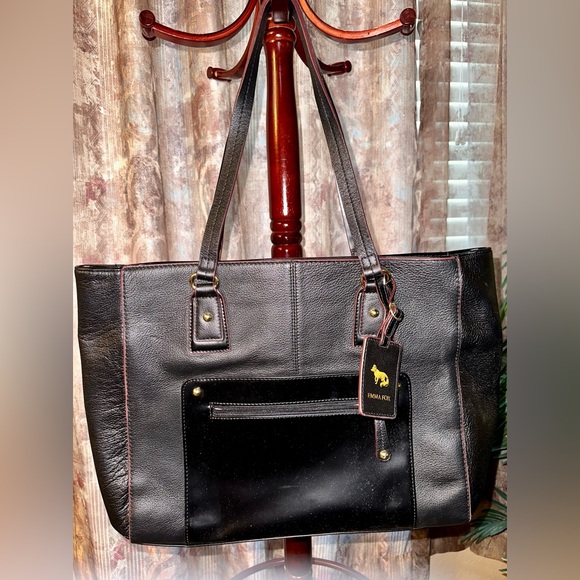 Emma Fox | Bags | Emma Fox Leather Shoulder Bag 2h X 15w X 35d | Poshmark